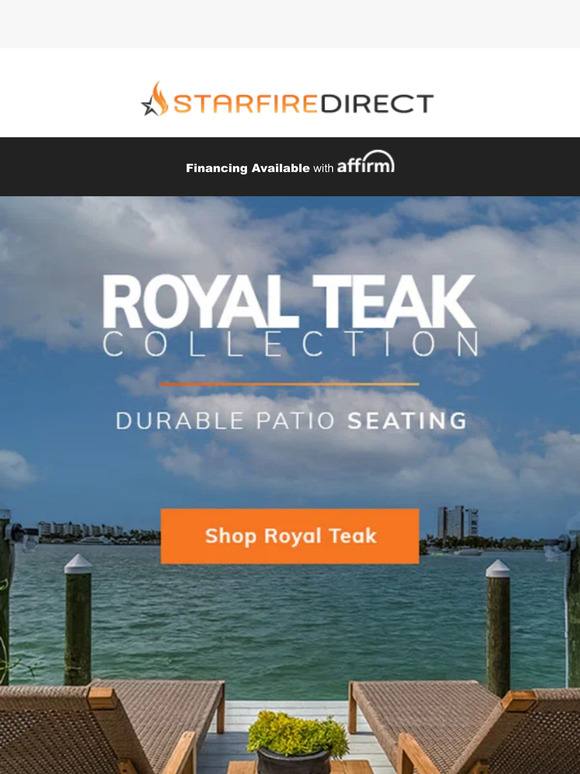 Starfire: Kick Back, Relax, and Enjoy your Durable Teak Seating from ...