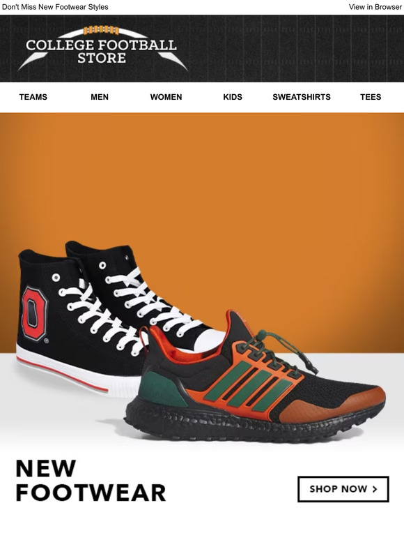 College Football Store: Show Off Your Favorite Team Head To Toe! | Milled