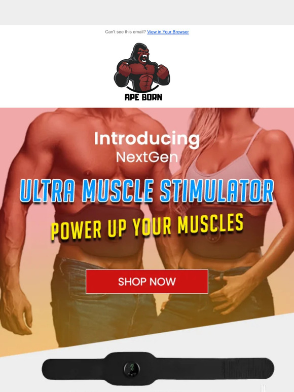 Ape Born Fitness: Introducing NextGen Ultra Muscle Stimulator | Milled