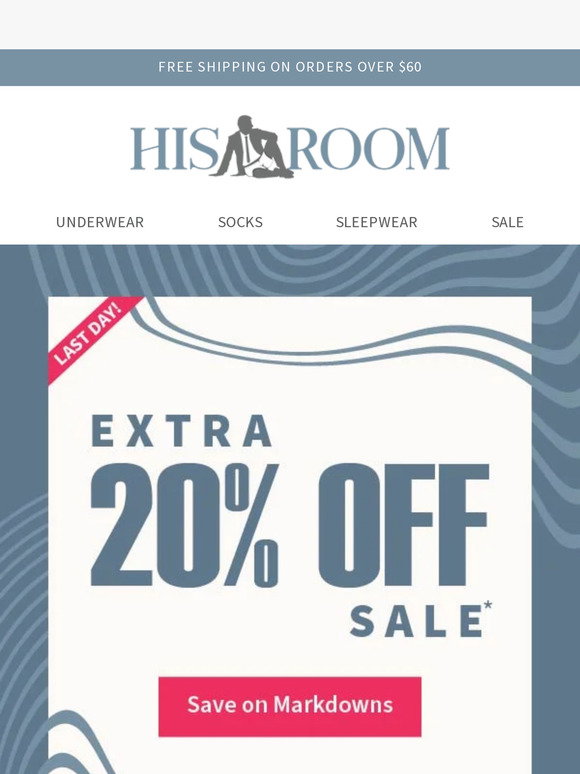 HisRoom: LAST DAY Extra 20% Off Sale! | Milled