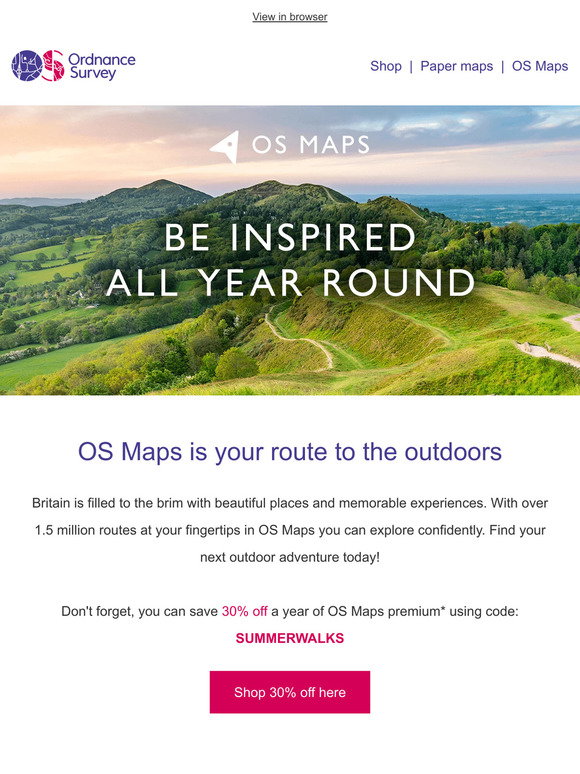 Ordnance Survey: Have you seen this OS Maps offer yet? | Milled