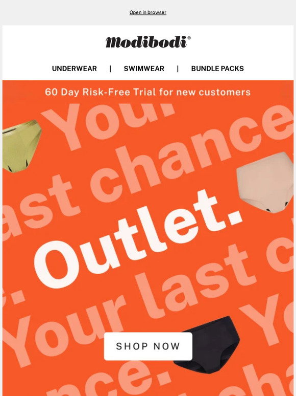 Modibodi: Final chance styles | Milled