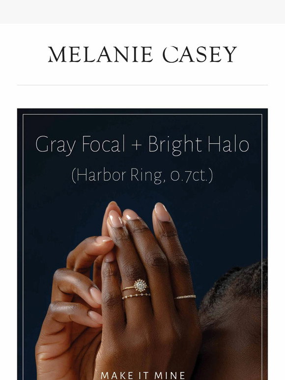 Melanie Casey: A Serene Gray Diamond Focal | Milled