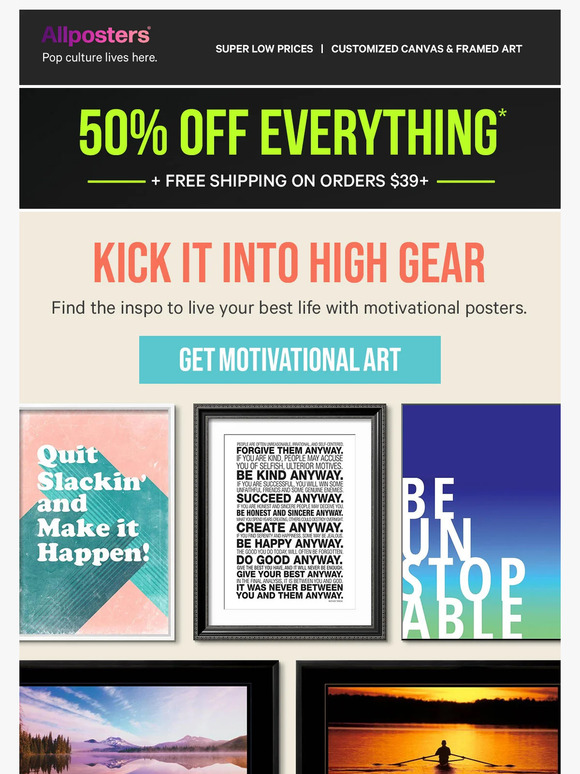 AllPosters: Find your mojo with motivational art! | Milled