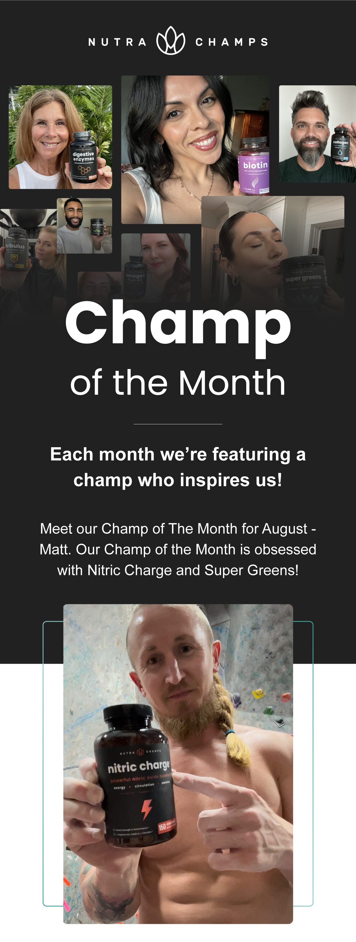 NutraChamps: Our Champ of the Month is obsessed with Nitric Charge and ...