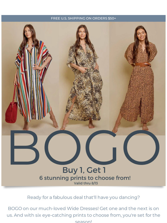 ClaudiaG Collection: Dress to Impress: BOGO on Wide Dresses in 6 ...