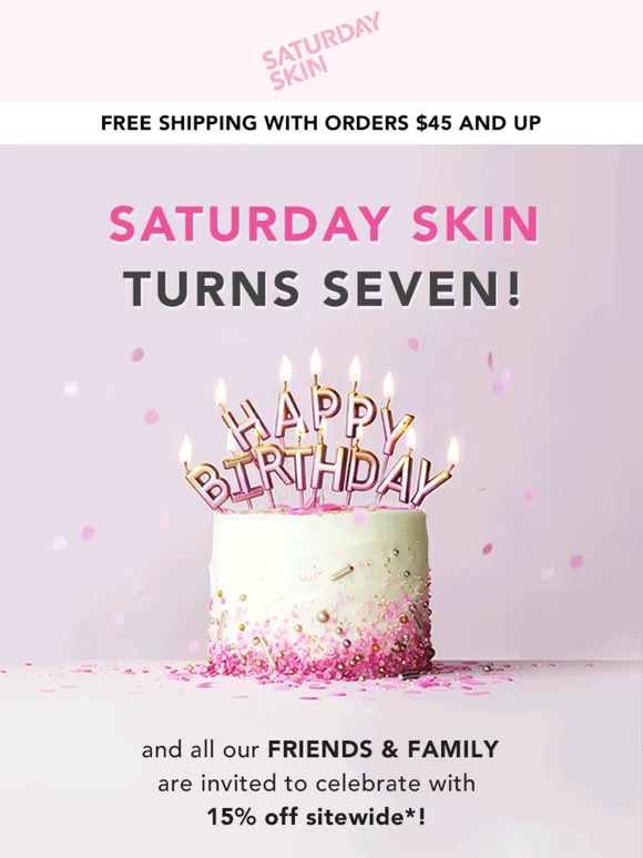 Saturday Skin: OMG! SATURDAY SKIN TURNS 7! | Milled