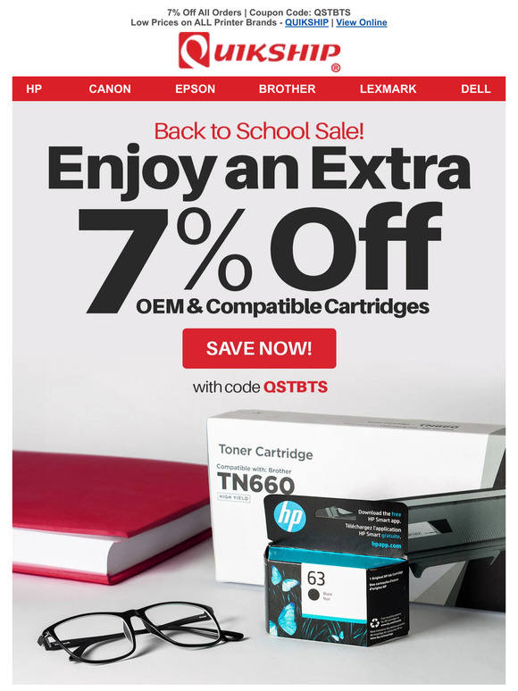 Quickship: 7% off Store-wide: Our Back to School Spectacular | Milled