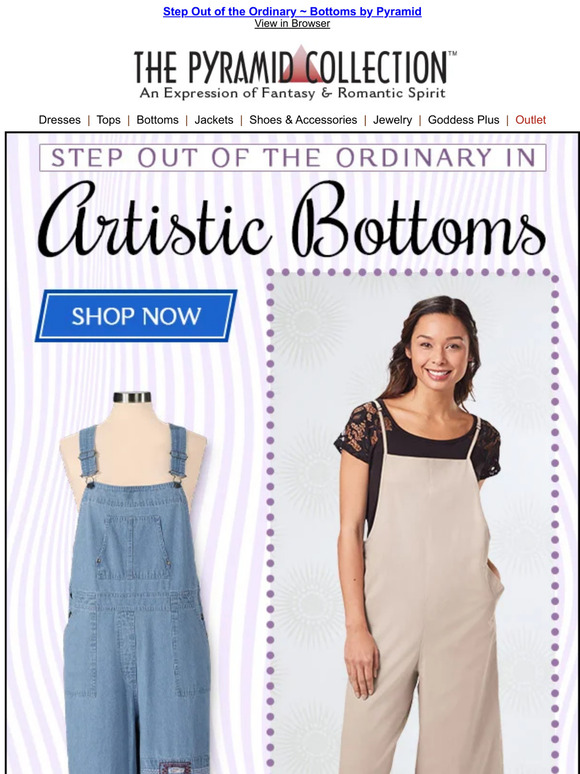 Pyramid Collection: Step Out of the Ordinary ~ Bottoms by Pyramid ...