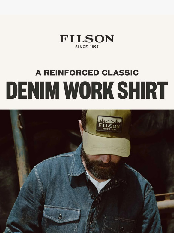 Filson: New Denim Work Shirt | Milled