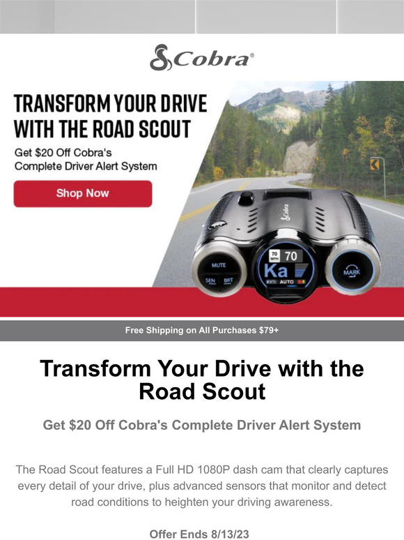 Cobra Electronics: Transform Your Drive with the Road Scout | Milled
