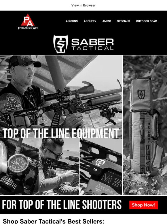 Pyramyd Air: Pamper your airgun with Saber Tactical! | Milled