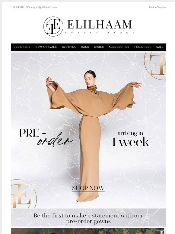 Elisa Landri: PRE-ORDER arriving in 1 week! Time to be a trendsetter ...