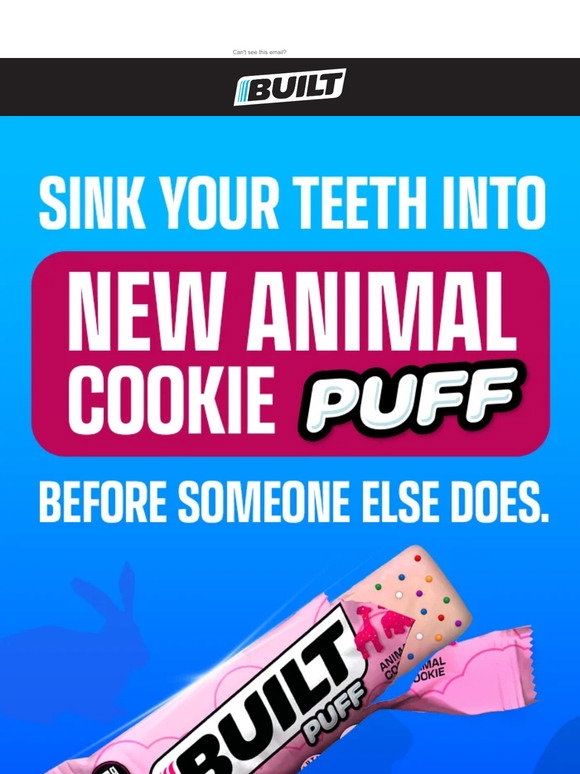 Built Bar: Animal Cookie Puff has arrived! | Milled
