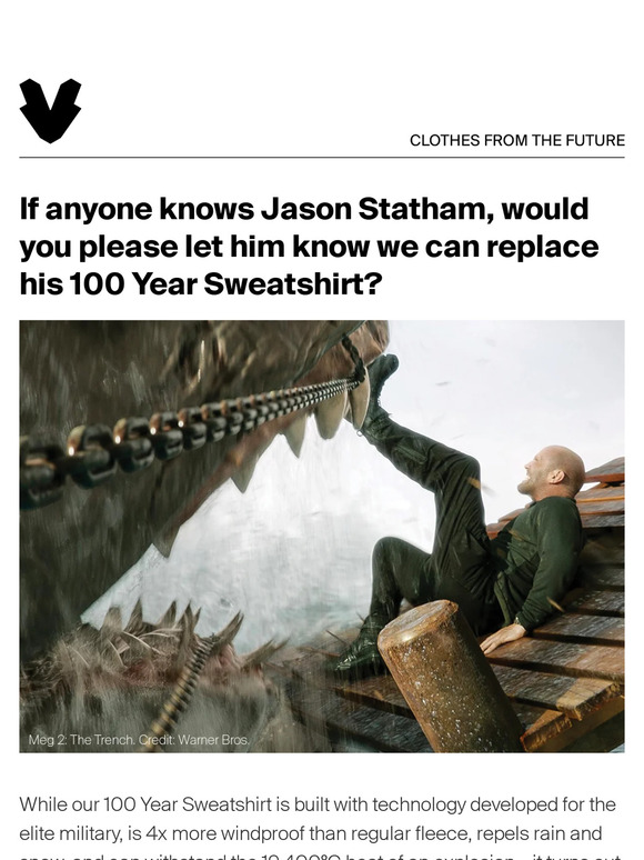 Vollebak: Dear Jason Statham | Milled