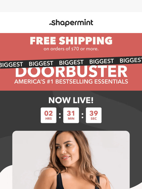 Shapermint: Live: Biggest Doorbusters Ever | Milled