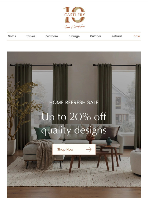 Castlery: Ready to ease back into outdoor living? | Milled