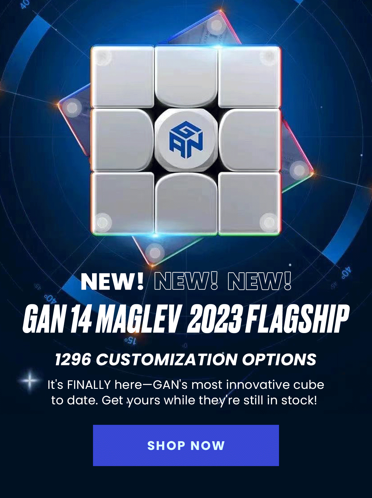 SpeedCubeShop: The GAN 14 MagLev is now available! | Milled