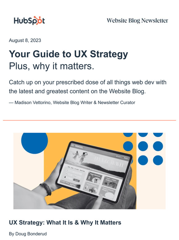 HubSpot: Your Guide to UX Strategy | Milled