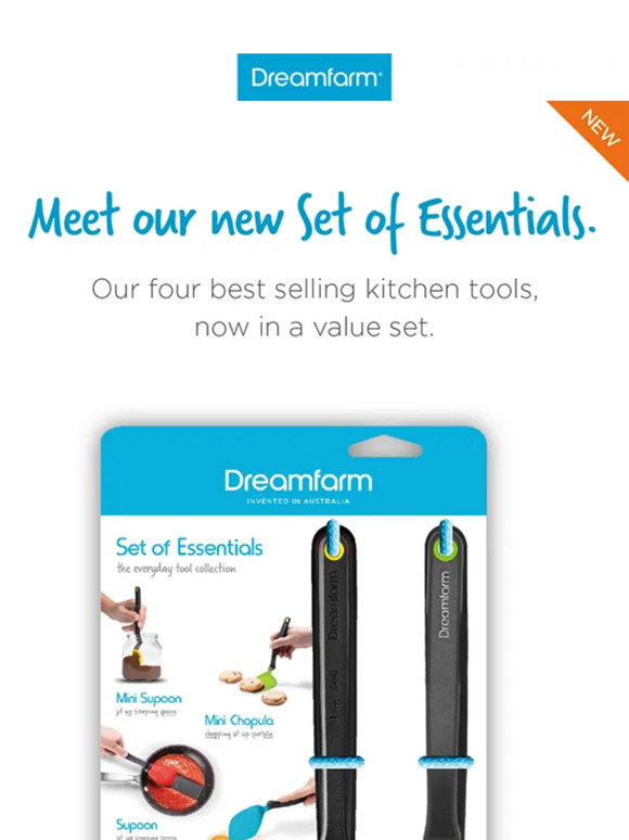 Dreamfarm: Introducing Set of Essentials. | Milled