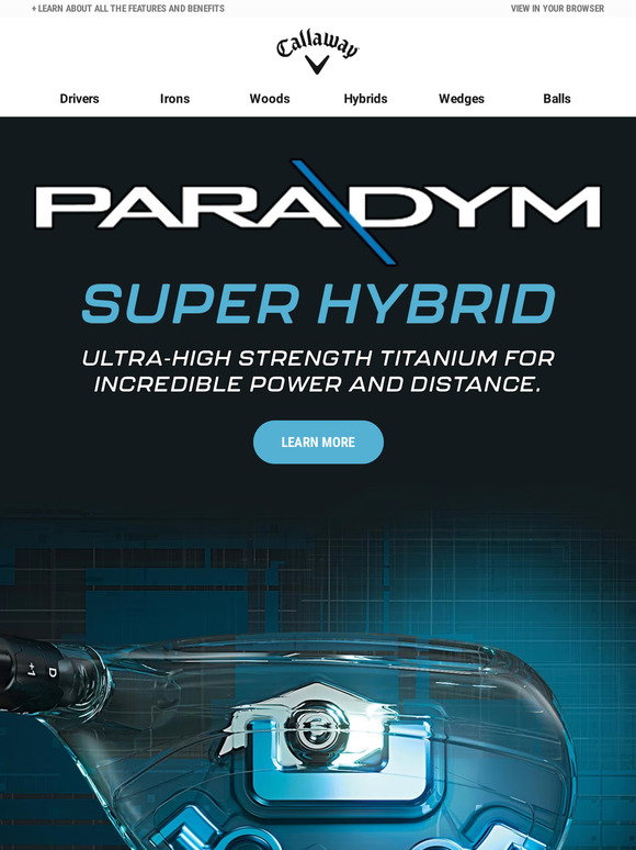 Callaway Golf: Introducing The New Paradym Super Hybrid | Milled