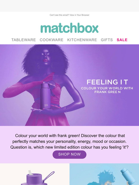 Matchbox: Colour your world with Frank Green - Shop New Limited Edition ...