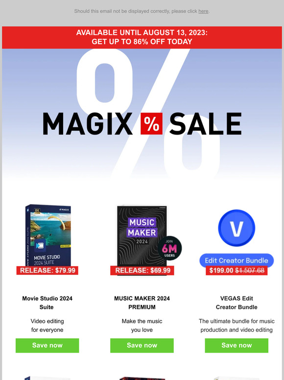 MAGIX: The 2024 versions of best-selling MAGIX software are here! | Milled