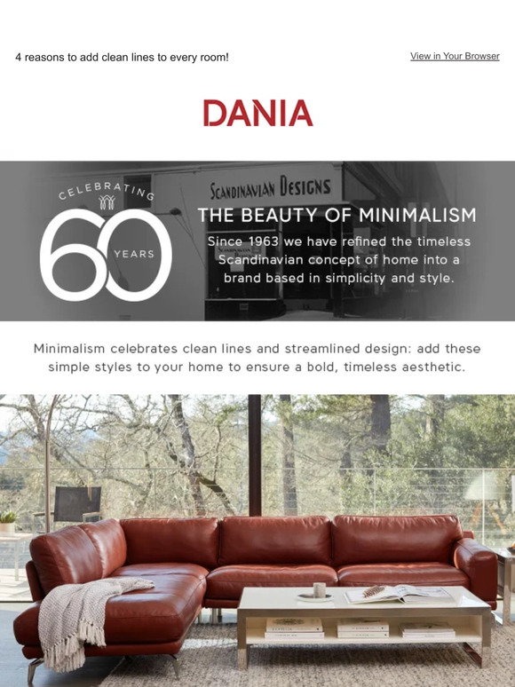 Dania Furniture: Celebrating 60 Years of Scandinavian Style | Milled