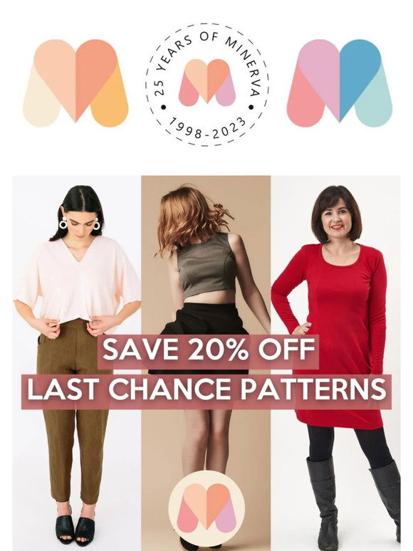 Minerva: Grab your favourite patterns before they're gone! | Milled