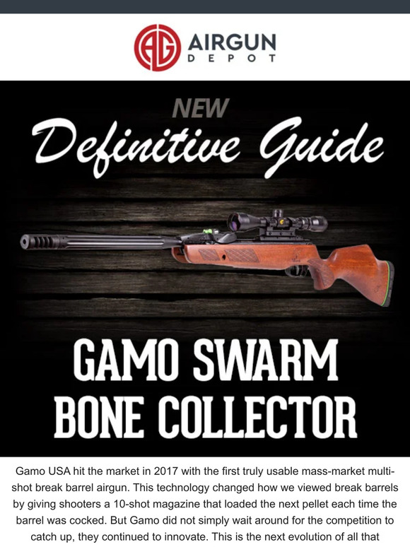 Airgun Depot: 📖Definitive Guide: Gamo Swarm Bone Collector | Milled