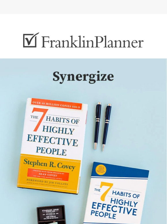 Franklin Planner: The Power Of Synergy | Milled