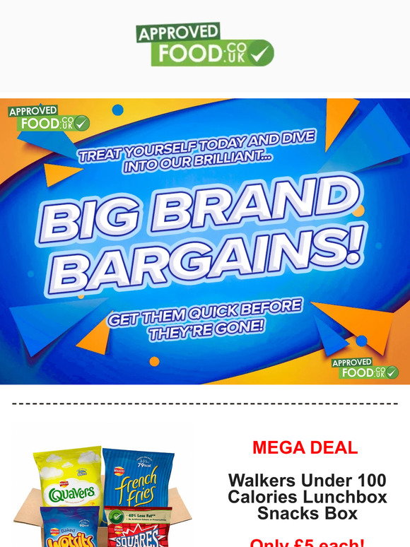 Approved Food: MEGA DEAL! Walkers Snacks Box just £5! 😍 | Milled