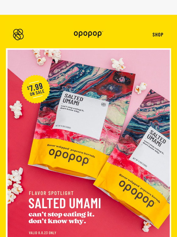 Opopop: Flavor Spotlight - Salted Umami 🧂 | Milled