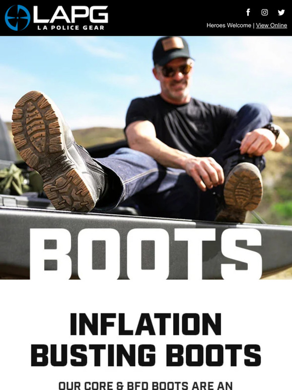 LA Police Gear: Inflation busting boots 💢 | Milled