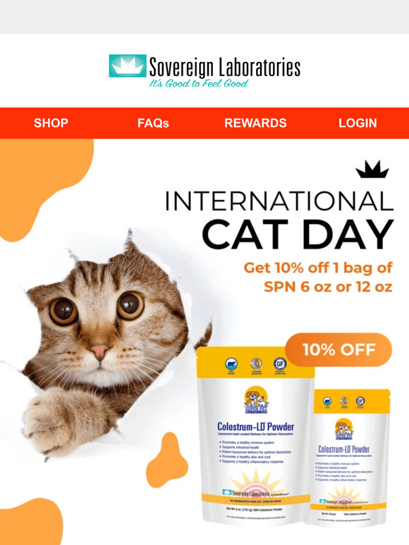 Sovereign Laboratories: Upgrade Your Cat's Diet with Super Pet ...