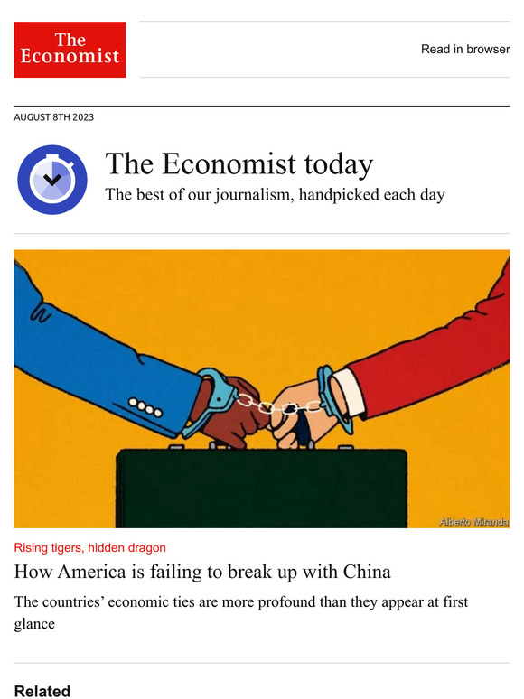 The Economist: For America and China, breaking up is hard to do | Milled