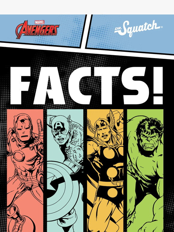 Dr. Squatch: FACTS! Avengers Edition | Milled