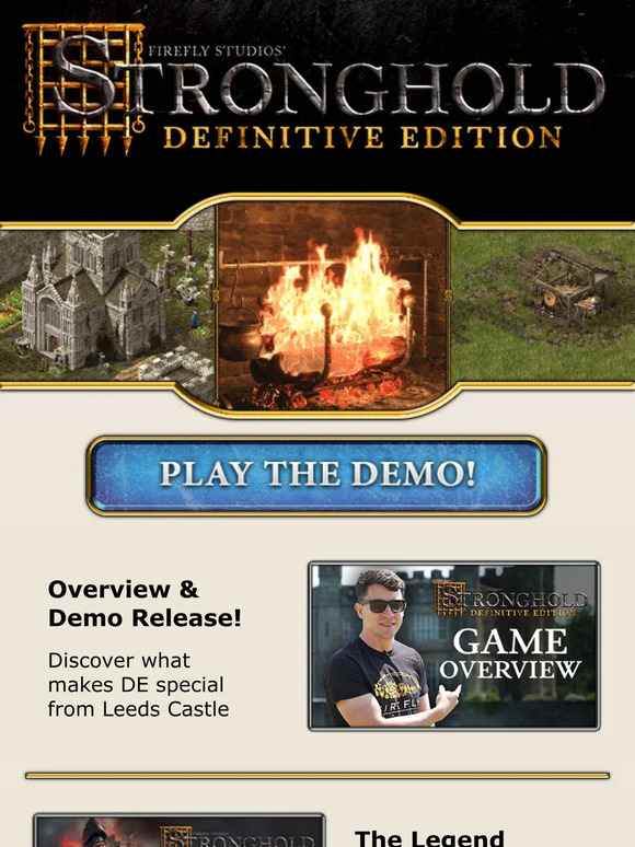 Stronghold Kingdoms: 🏰 Stronghold: Definitive Edition Demo Out Now ...