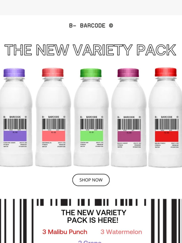 Barcode: The New Variety Pack is here! | Milled