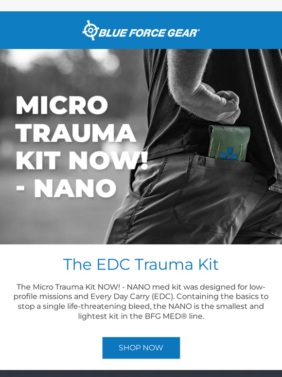 Blue Force Gear: Micro Trauma Kit NOW! - NANO | Milled