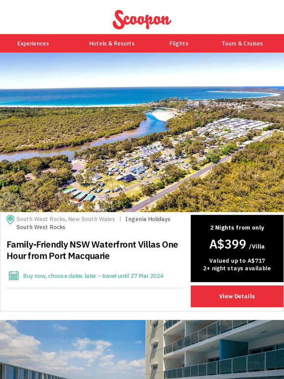 Scoopon: Check out these Aussie getaways from $329! | Milled