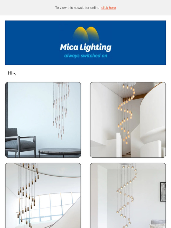 Mica Lighting: High Ceilings - No Problem 👍 We Have Void Spiral Lights ...