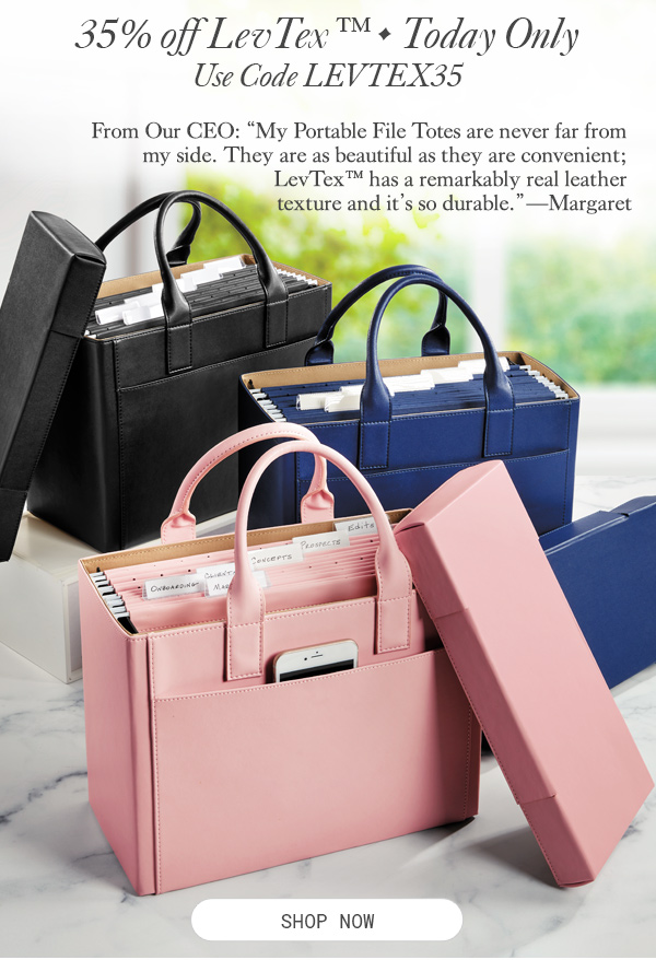Levenger: 35% off LevTex Organizers. | Milled