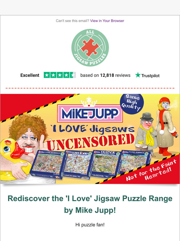 All Jigsaw Puzzles: Rediscover the Incredible 'I Love' Cartoon Jigsaw ...