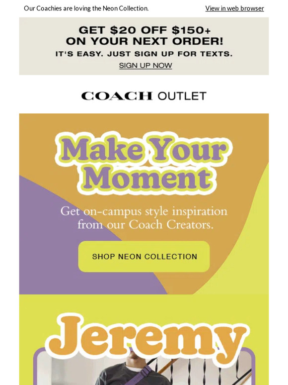 Coach Outlet: Styling Inspiration Has Arrived | Milled