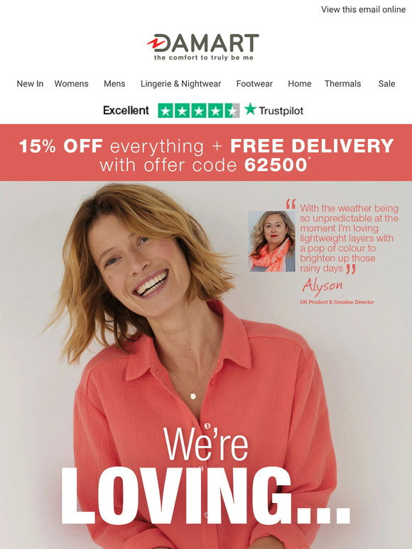 Damart UK: 15% OFF plus Free Delivery | Milled