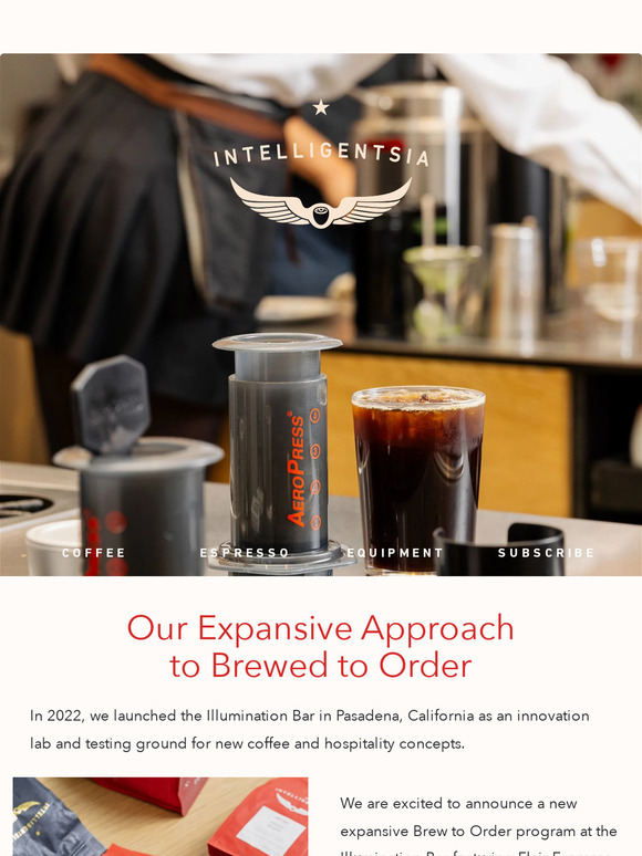 Intelligentsia Coffee: Every Coffee On Our Menu: Now Brewed to Order ...