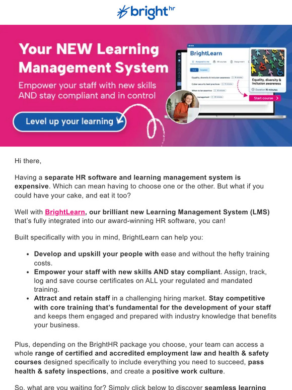BrightHR: Don’t pick and choose between team learning and HR software ...