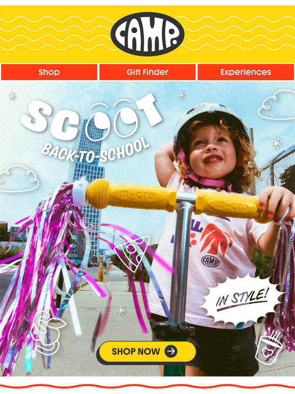CAMP: 🛴 Scoot Back-To-School ... In Style | Milled