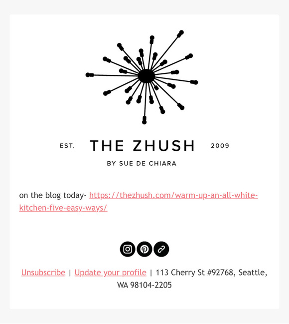 Zhush: 5 Ideas to Warm Up Your Kitchen | Milled